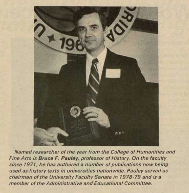 Bruce Pauley, UCF Professor Emeritus, Pens “Portrait of a City” - UCF ...